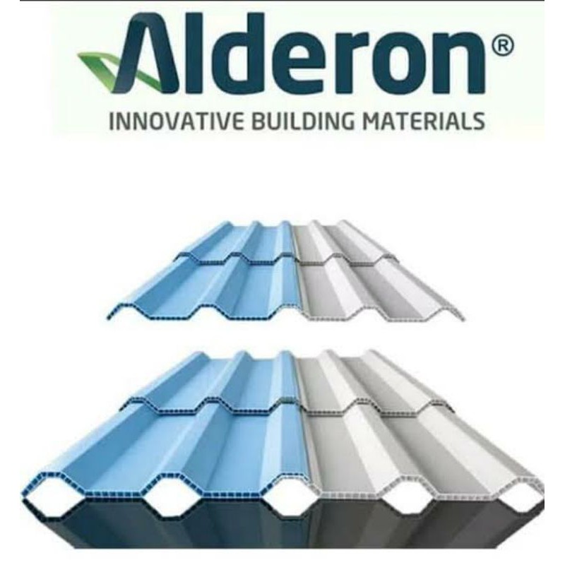 Jual Alderon uPVC roof atap gelombang berongga / fiber / plastik ...