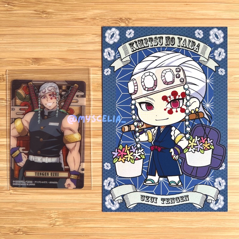 Jual Tengen Uzui Postcard & Clear Card Set - Official Anime Merch ...