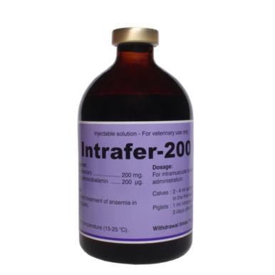 Jual Med | Intrafer 200 B-12 (Obat Anemia Dan Penggemukan Hewan Muda ...