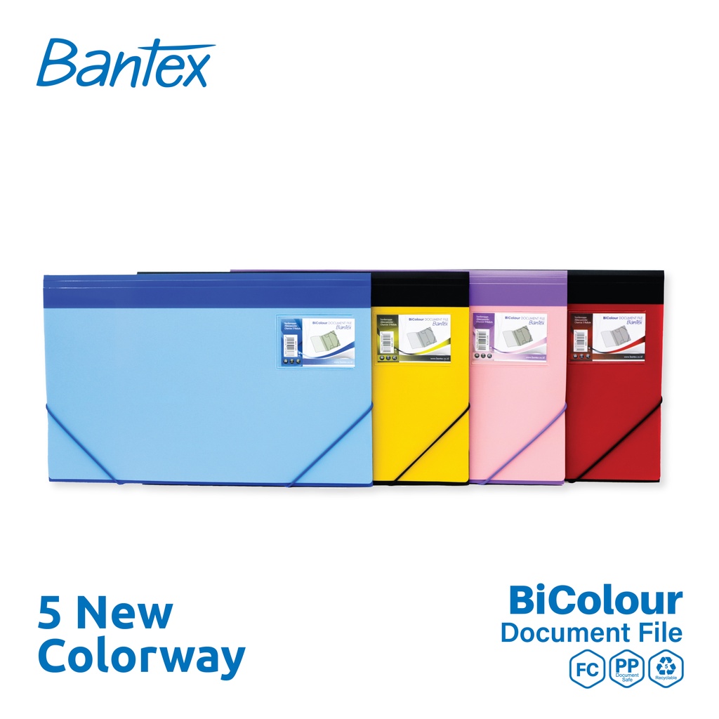 Jual Bantex BICOLOUR Document File PP Folio 3431 | Shopee Indonesia