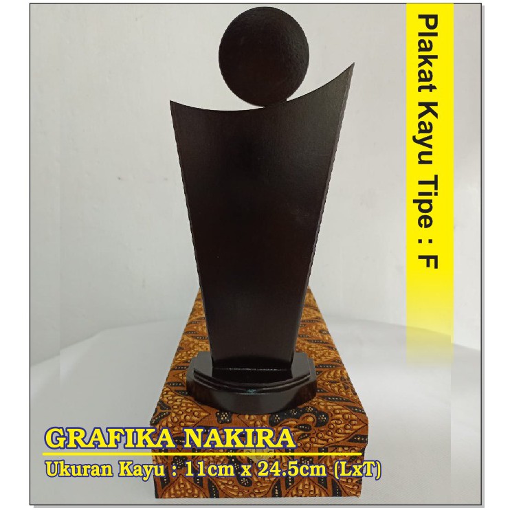 Jual Plakat Kayu Polos / Vandel Kayu Logo Murah Bagus + Box Dus Batik ...
