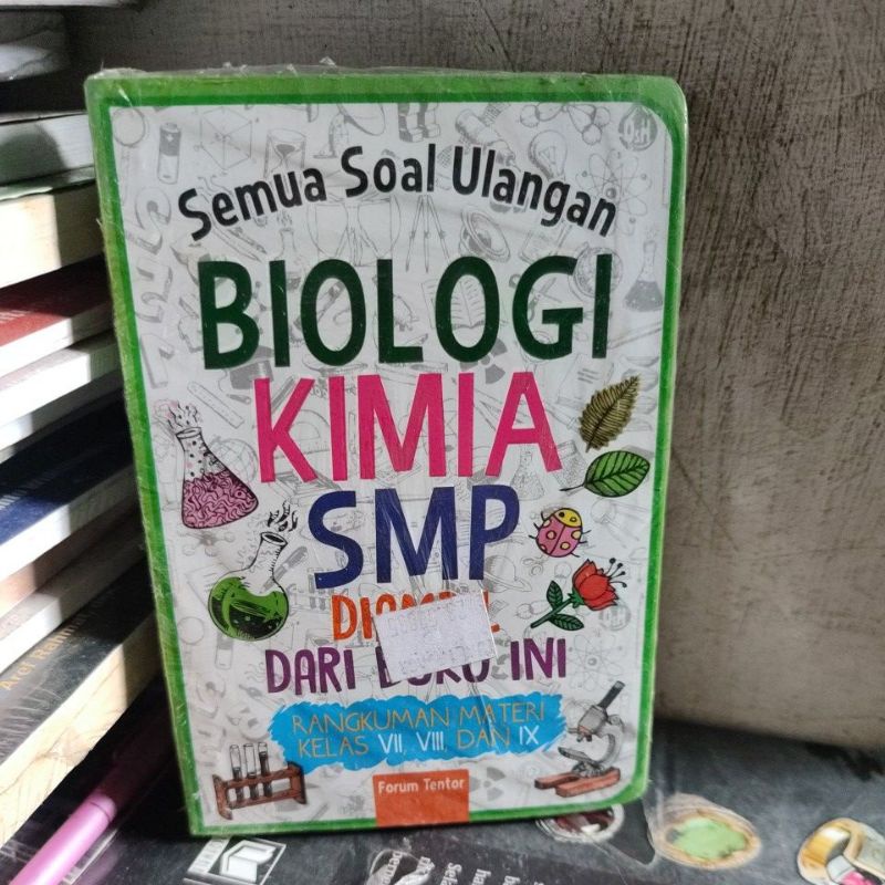 Jual semua soal ulangan biologi kimia SMP diambil dari buku ini ...