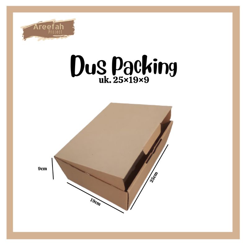 Jual KARDUS KARTON / KARDUS BOX / KARDUS PACKING DIE CUT UKURAN 25x19x9 ...