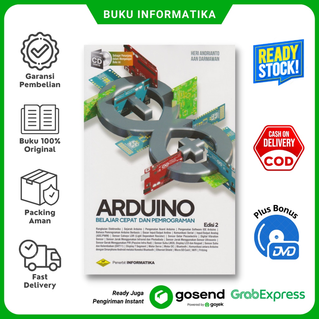 Jual Buku ARDUINO - Belajar Cepat Pemrograman (Edisi 2) - Heri ...