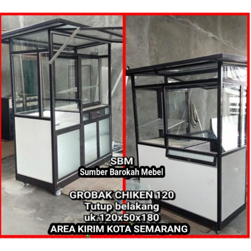 Jual Gerobag Gerobak Chicken Ayam Goreng 120 + Tutup - Pre Order ...