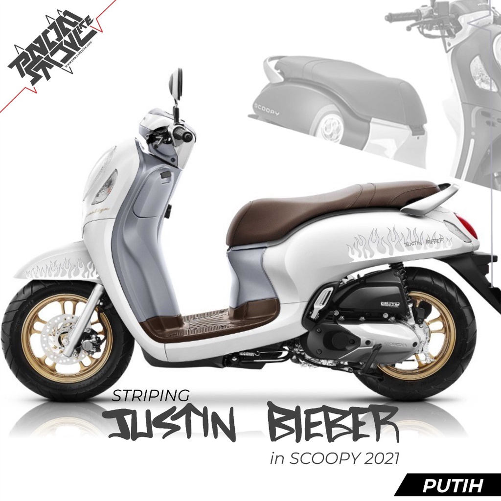 Jual Striping Scoopy Cutting Sticker Scoopy 2020 2021 2022 JUSTIN ...
