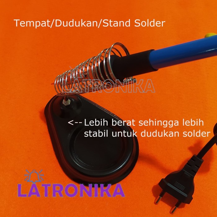 Jual las-perlengkapan- solder stand berat stabil dudukan solder ...