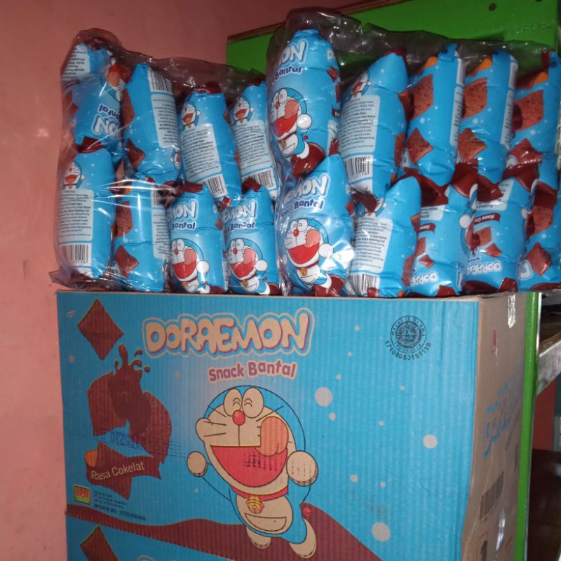 Jual Snack bantal doraemon (free buble warp) | Shopee Indonesia