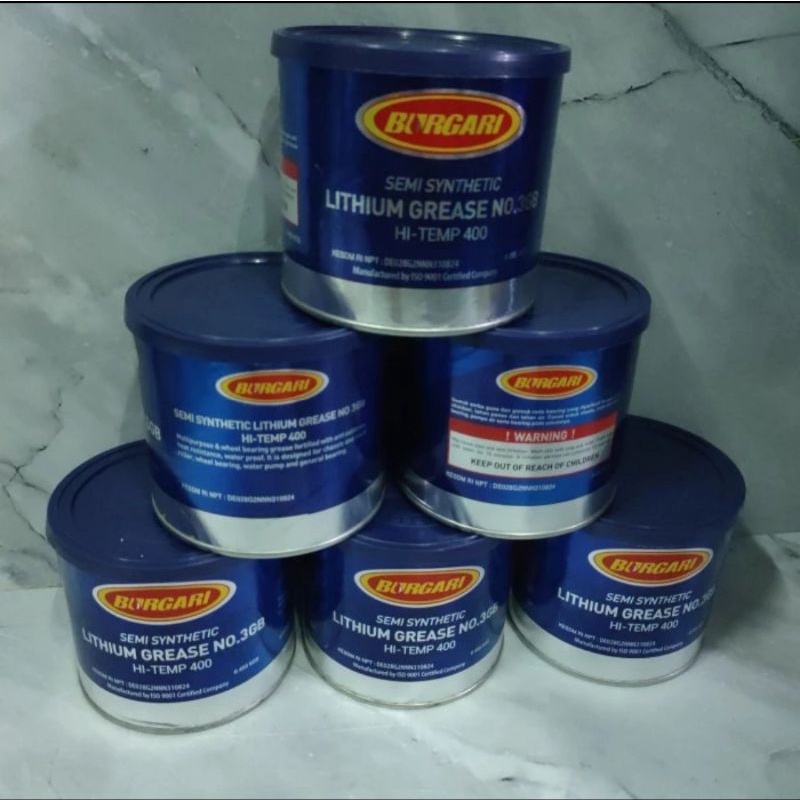 Jual Gemuk Burgari Semi Synthetic Lithium Grease Hi-Temp 400 Grease ...