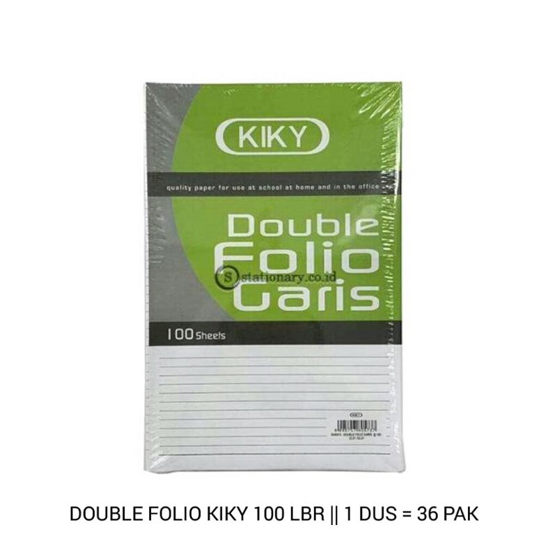 Jual Double Folio Garis Kiky 100 lembar/Double Folio/Kertas Folio ...