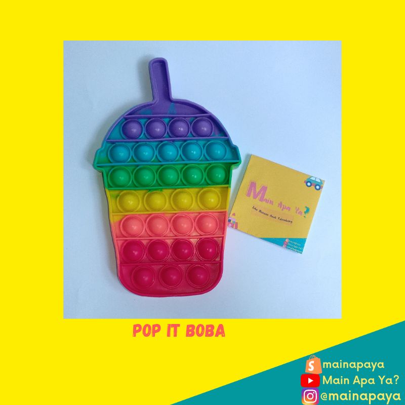 Jual Pop It Karakter | Pop It Cupcake | Pop It Dinosaurus | Pop It ...