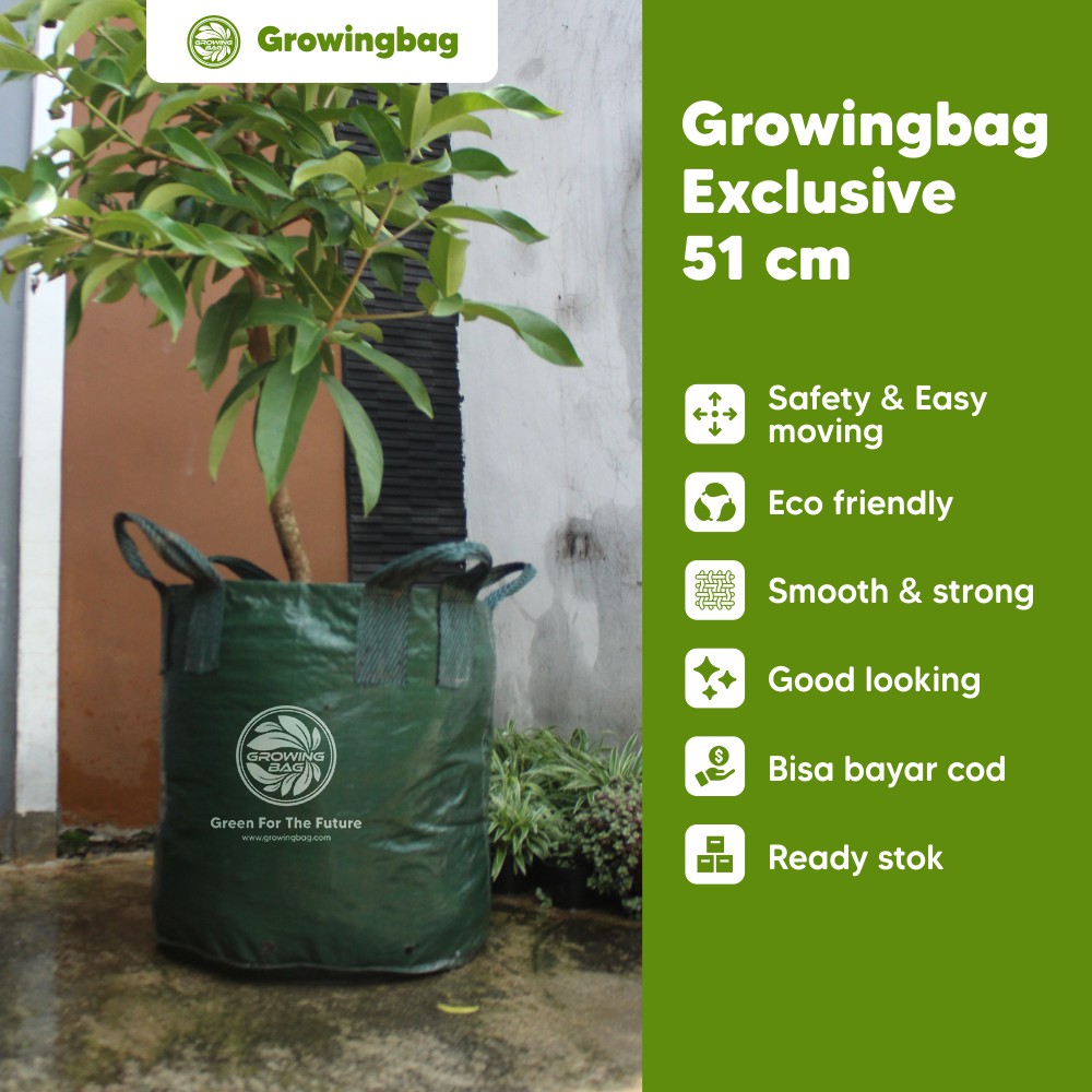 Jual Growing Bag Planter Bag Polybag Pot Grow Garden Tabulampot Kantong ...