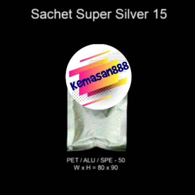 Jual Kemasan Snack Alufoil Silver 15 Gr. Kemasan Snack. | Shopee Indonesia