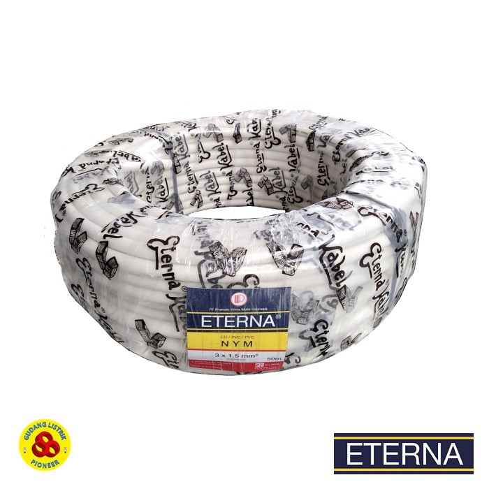 Jual KABEL NYM 3X1.5MM @50M ETERNA | Shopee Indonesia