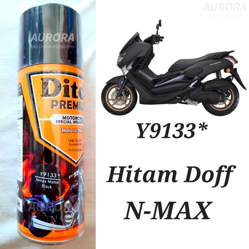 Jual Cat Hitam Dop Diton Premium Nmax Matte Black Y9133* Yamaha Doff ...