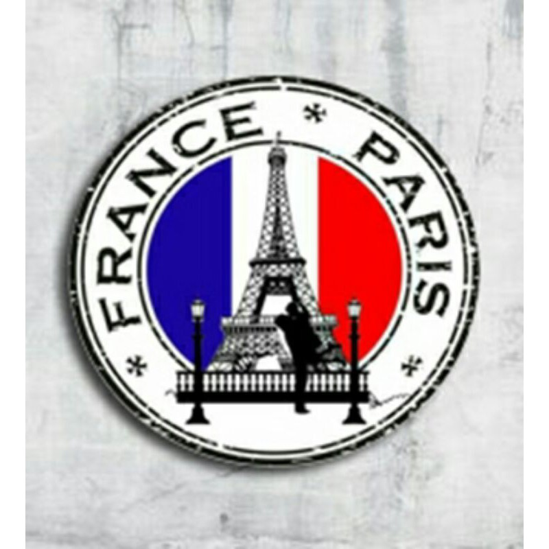 Jual Poster Bulat France Paris | Shopee Indonesia