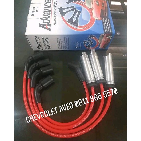 Jual KABEL BUSI RACING 8mili CHEVROLET AVEO KALOS LOVA Bahan silicon ...