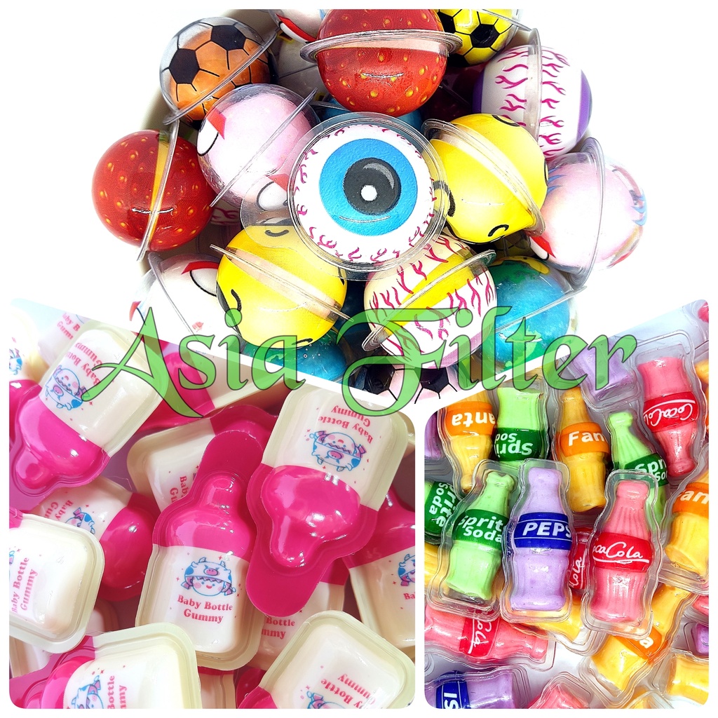 Jual BELI 5 BONUS 1 - Permen Karet Permen Lunak Luvmi AAA bubble Gum ...