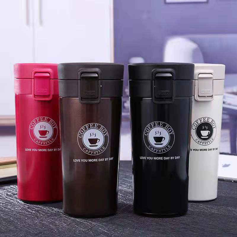 Jual Termos Kopi /Coffe Cup Travel Mug Tahan Air Panas & Dingin Vacuum ...