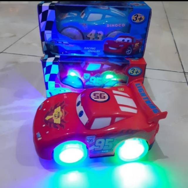 Jual Mainan Mobil Mobilan Lampu Cars Lightning McQueen | Shopee Indonesia