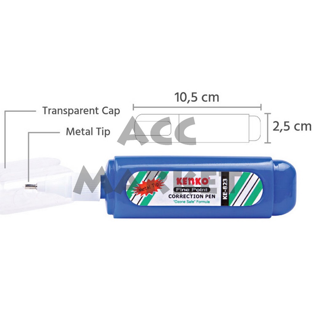 Jual Tipe x Kertas Tipex Tip Ex Kenko Ke823m Cair Putih | Shopee Indonesia