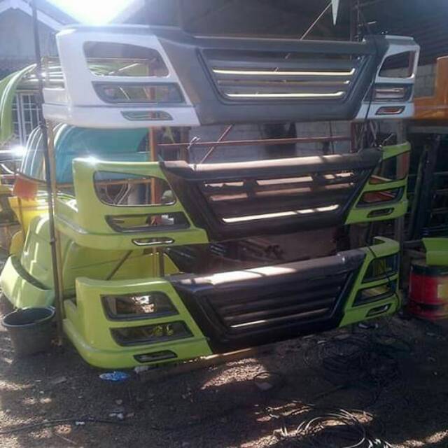 Jual Bemper mahkota variasi truk fuso hino canter dyna dll bonus sarung ...