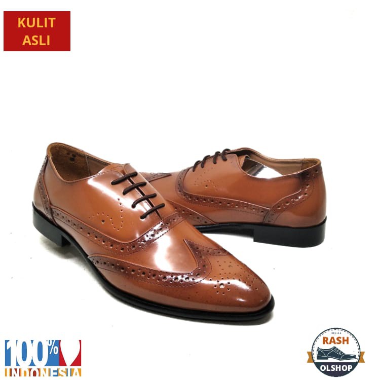 Jual PREMIUM / Sepatu pantofel pria model lancip orginal kulit asli ...