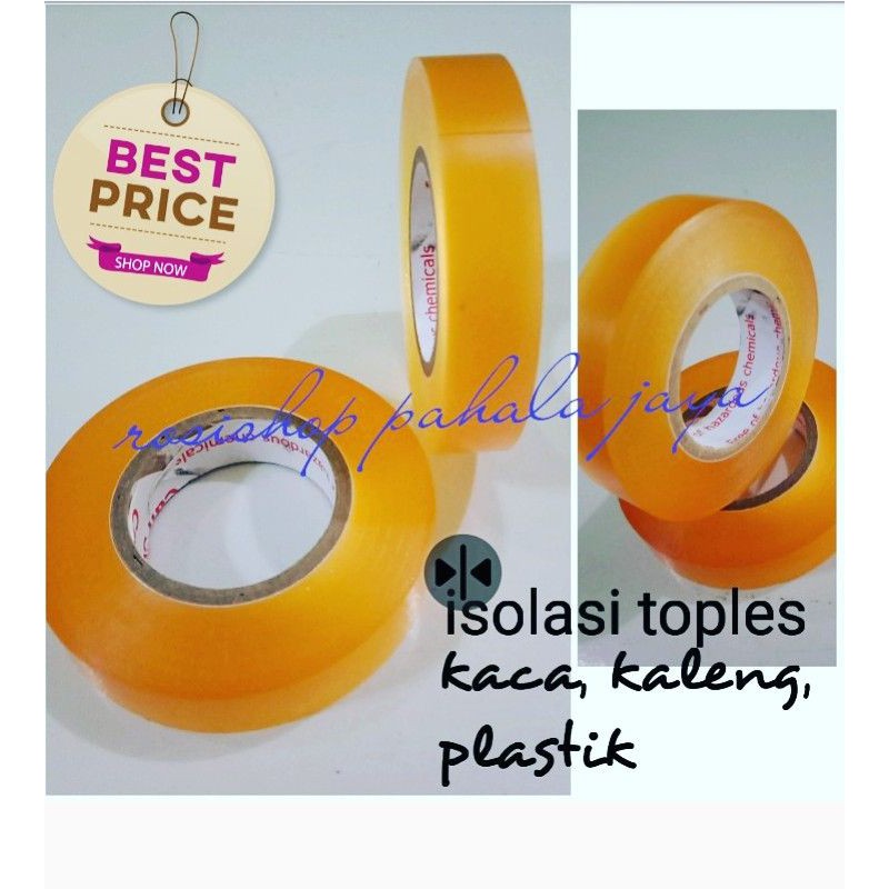 Jual Isolasi Toples kue kering / Solasi toples kue kaleng / sealing ...