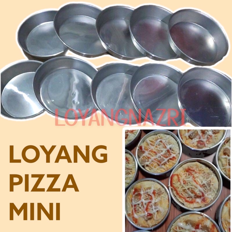 Jual LOYANG PIZZA MINI SATUAN / 1PCS UKURAN 10cm/12cm/14cm | Shopee ...