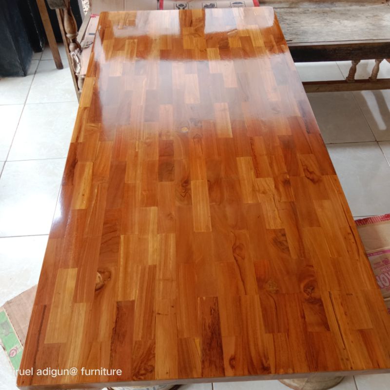Jual papan jati asli laminasi ukuran 180x60x2cm | Shopee Indonesia