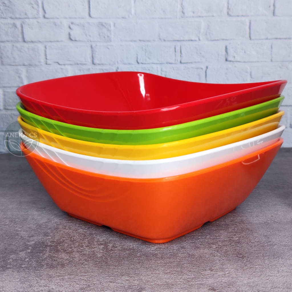 Jual Mangkok Besar Melamin 8 inch - Mangkok Kotak - Mangkok Sayur ...