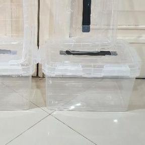 Jual CONTAINER BOX / KOTAK PENYIMPANAN EZY CB 15 L BENING / TRANSPARAN ...