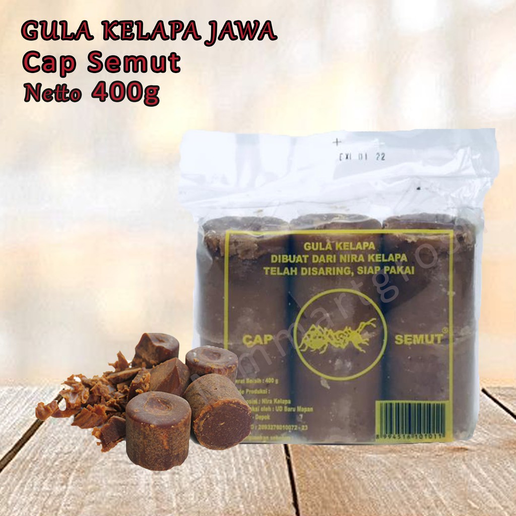 Jual Gula Kelapa / Cap Semut / Gula Jawa / 400g | Shopee Indonesia