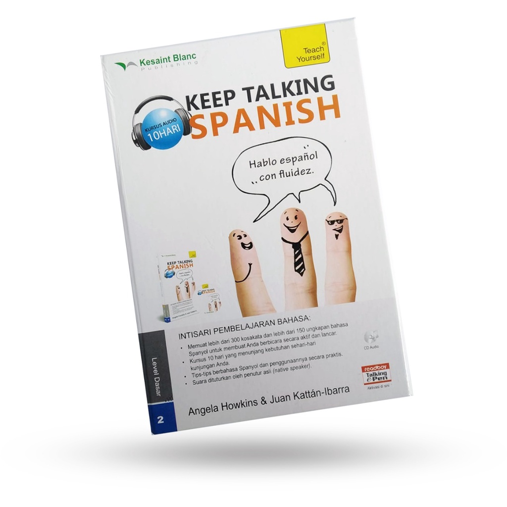 Jual Kesaint Blanc - Buku Belajar Bahasa Spanyol - Keep Talking Spanish + CD Audio | Shopee ...