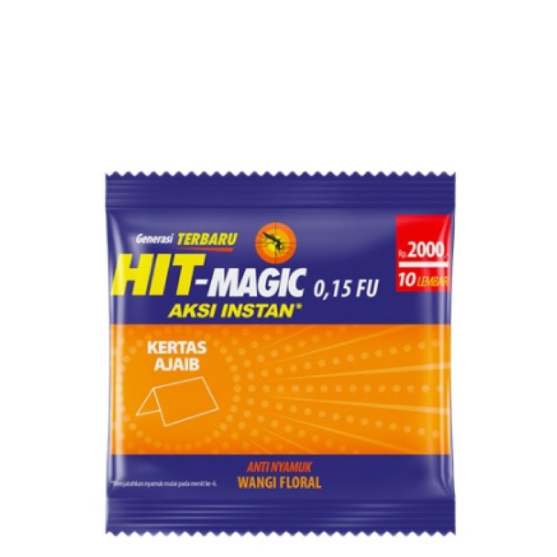 Jual Hit Magic Anti Nyamuk Floral Blossom 24 pack x 10's x 200 gr ...