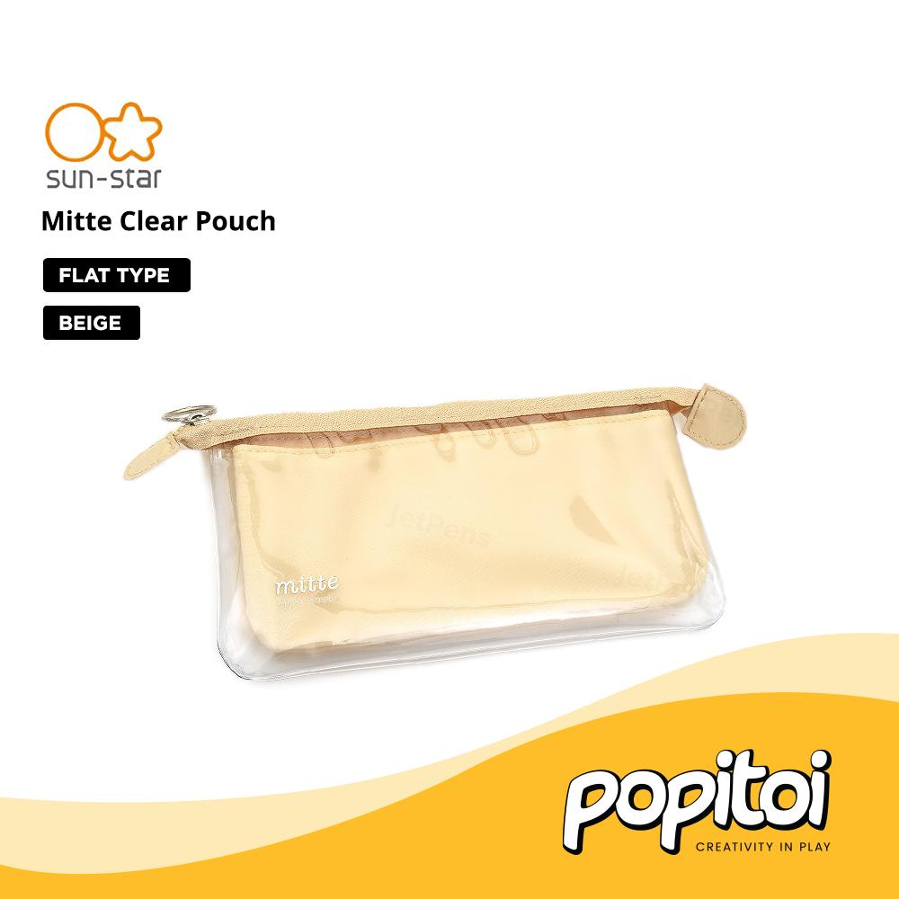 Jual SUN-STAR Mitte Clear Pouch Pen Case Pencil Kotak Tempat Pensil ...