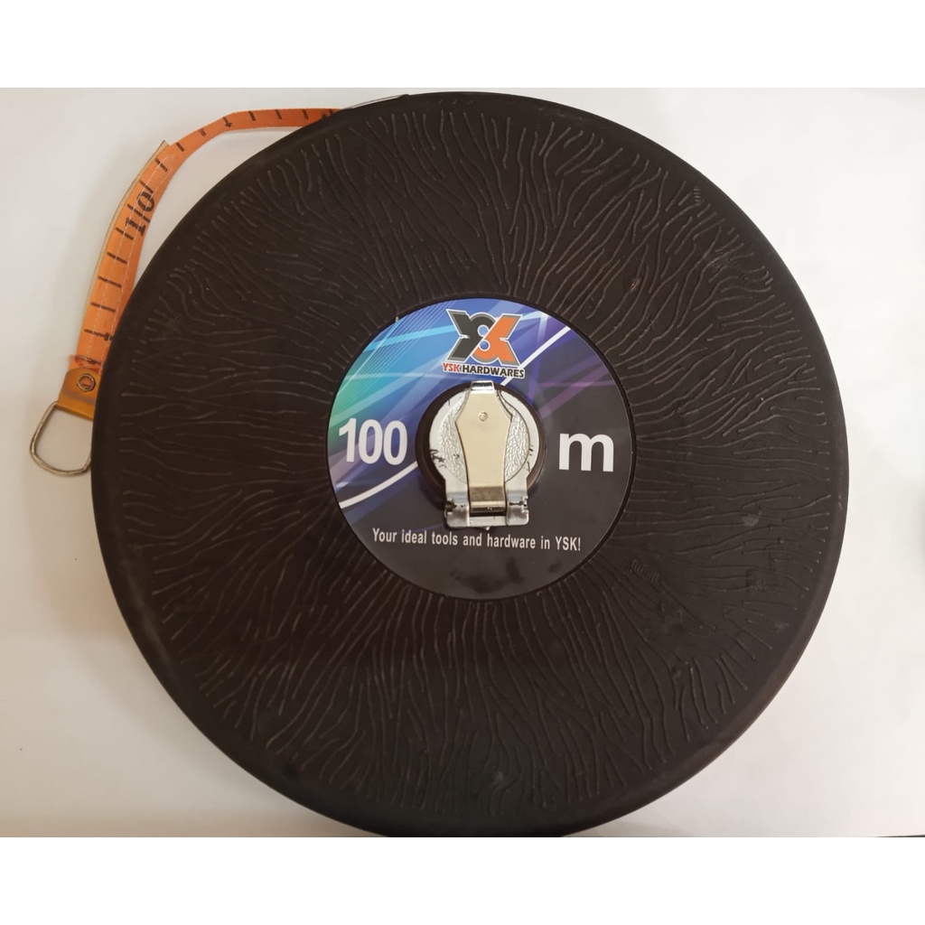 Jual Meteran Roll Bulat 100 Meter/Meteran Panjang 100 M/Meteran Bulat ...