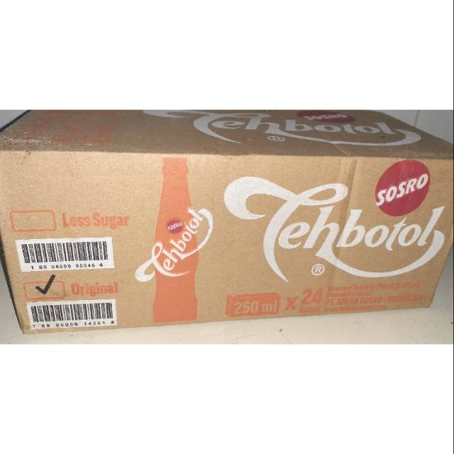 Jual Teh botol kotak Original (250 ml) | Shopee Indonesia