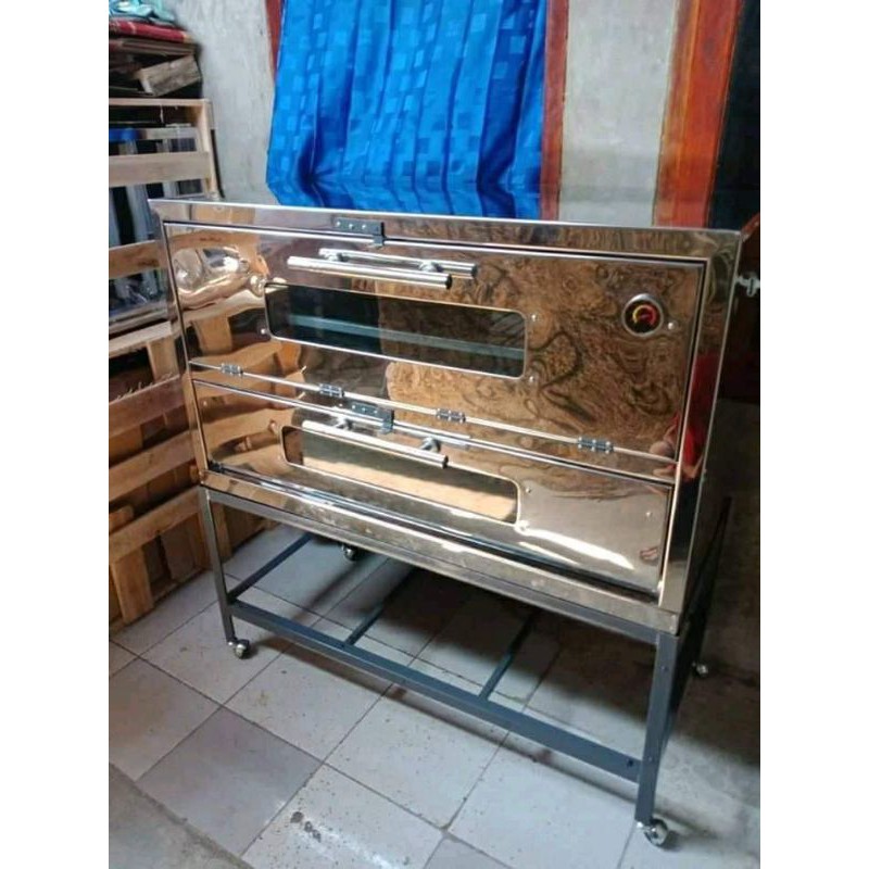 Jual OVEN GAS MANUAL / OVEN STENLIS / 120x55x65cm | Shopee Indonesia