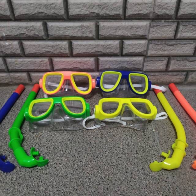 Jual KACAMATA RENANG + SELANG ANAK - ALAT SELAM SET SNORKELING KIT ANAK ...