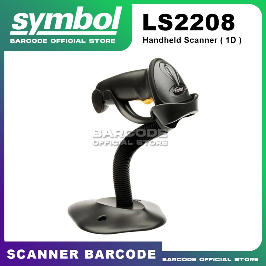 Jual Symbol Zebra LS2208 1D Scanner Barcode Motorola LS-2208 1 Dimensi ...