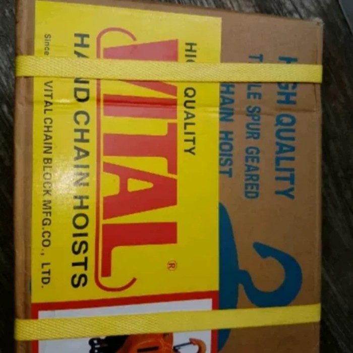 Jual Chain Block VITAL 2 Ton x 12 Meter - Takel Hand Chain Pulley Block ...