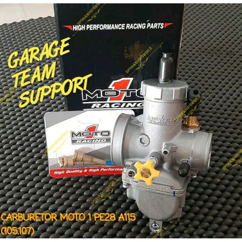 Jual PROMO KARBURATOR MOTO1 KARBU PE 28 A115 ORIGINAL BONUS NOZZLE SET JARUM JJH | Shopee Indonesia
