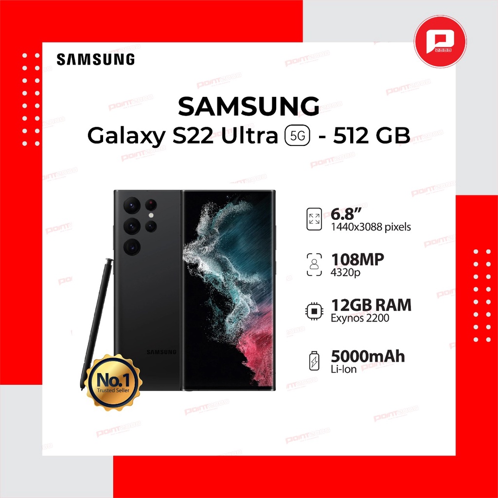 Jual Samsung Galaxy S22 Ultra 5G Garansi Resmi SEIN - S908 | Shopee Indonesia