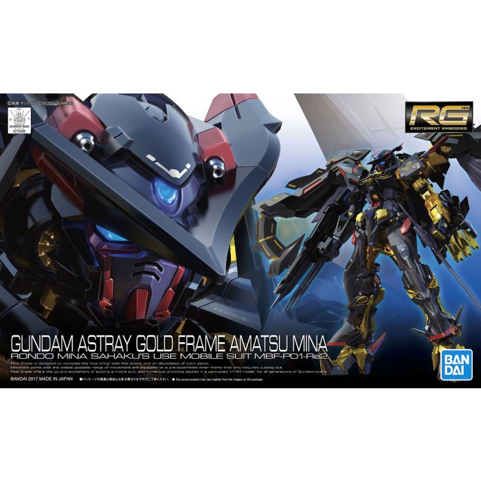 Jual RG 1/144 Gundam Astray Gold Frame Amatsu Mina Gunpla Rakitan Model ...
