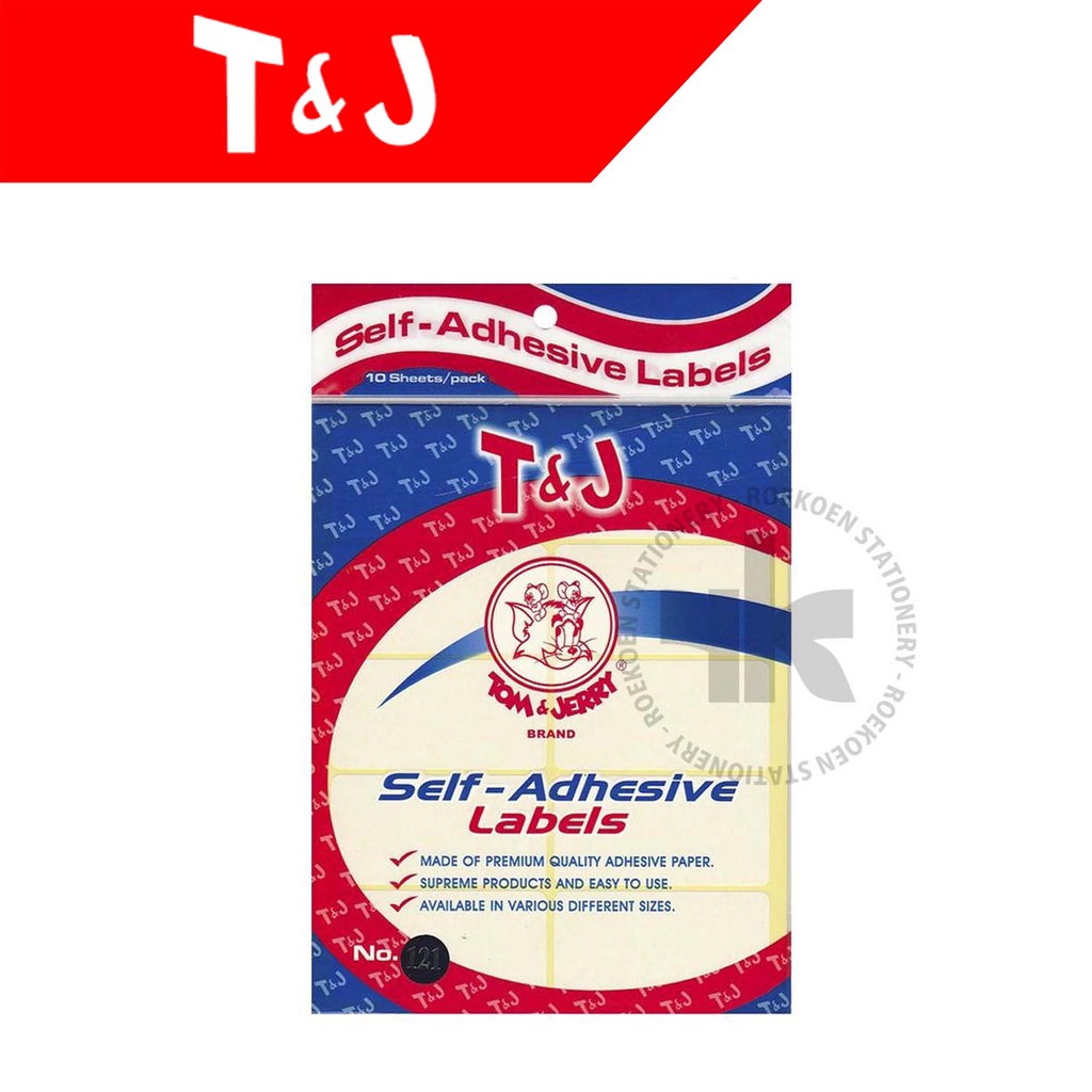 Jual Tom & Jerry TJ Label 121 (38 x 75mm) | Shopee Indonesia
