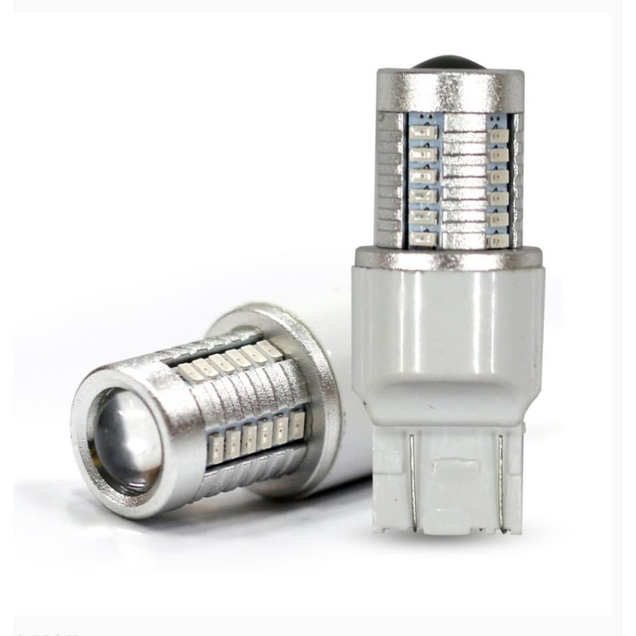 Jual Bohlam LED T20 Double Autovision Microzen Super Bright Warna Merah ...