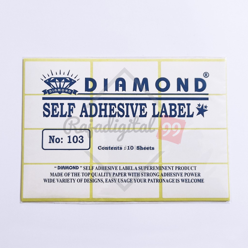 Jual Kertas Sticker Undangan/Label Undangan 103 | Shopee Indonesia