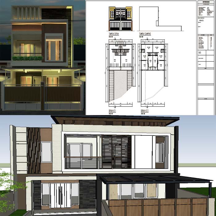 Jual Pembuatan Gambar 3d, arsitek, rab gambar Imb serta pengurusan IMB ...