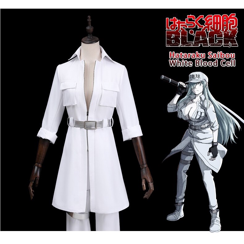 Jual PREORDER Anime Cosplay Cells at Work White Blood Cell Costume ...